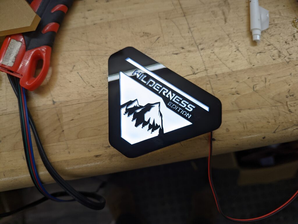 LED Fender Emblem Pair (Badlands Sticker Replacement) – Illuminated ...